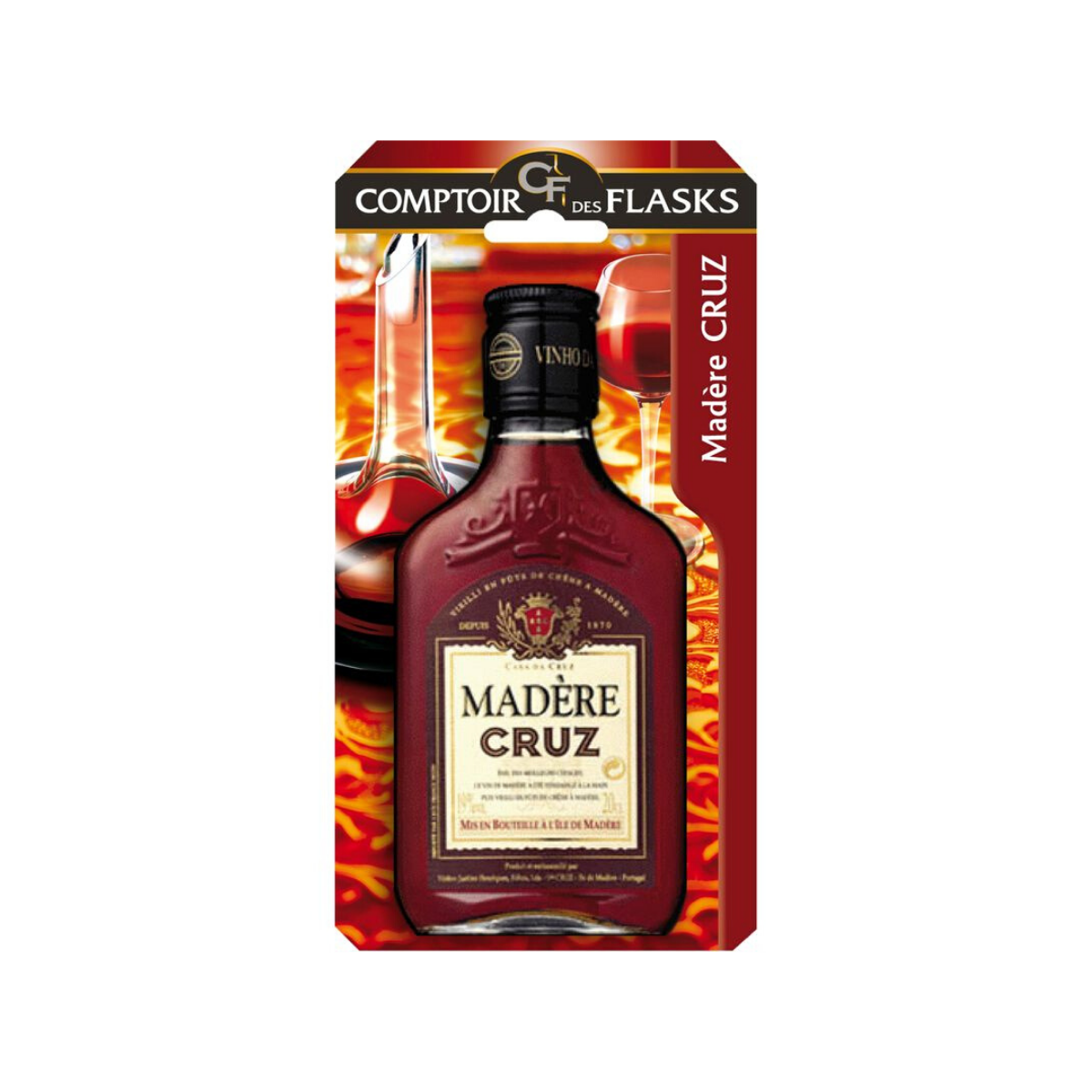 Whisky Flask Madere Cruz 20 cl | ChezVous.re - Shopping et Courses en ...
