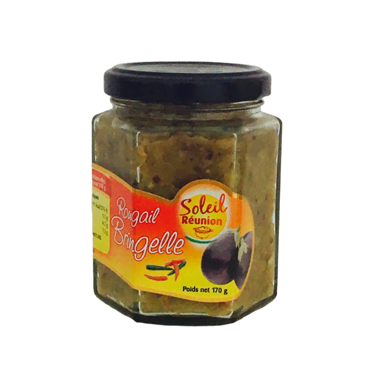Rougail bringelle Soleil Réunion 170G | ChezVous.re - Shopping et ...
