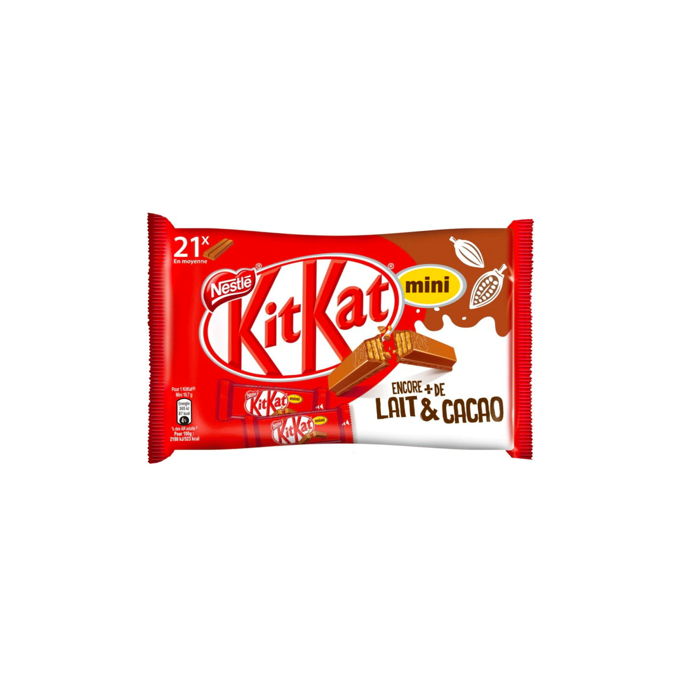 Kit Kat Mini 350g barres | ChezVous.re - Shopping et Courses en ligne ...
