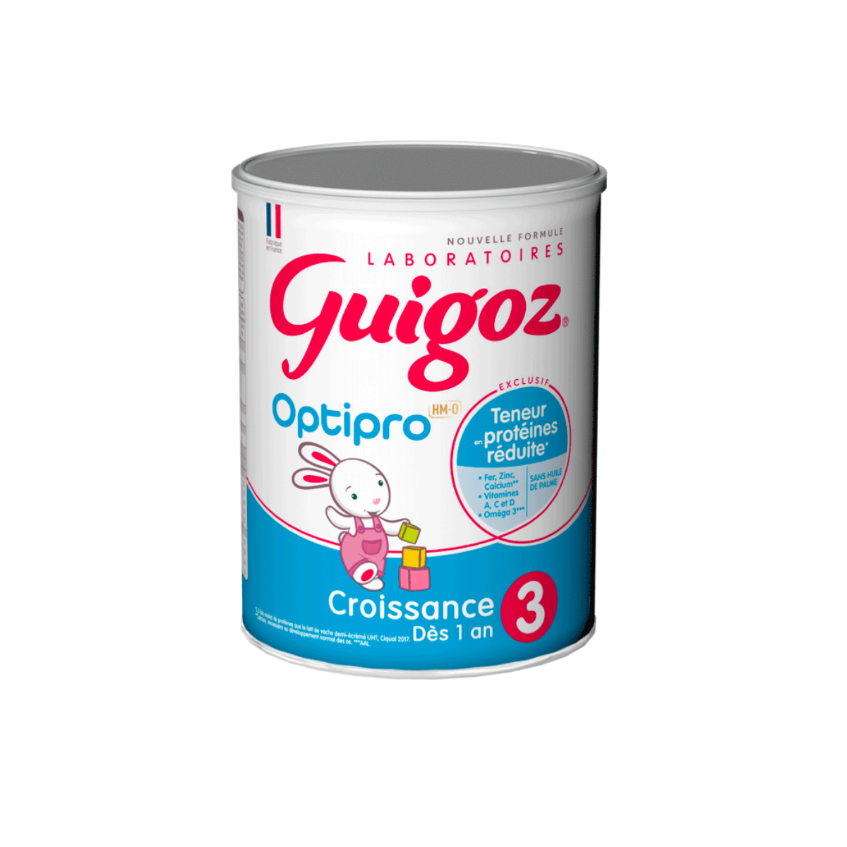 Guigoz Optipro 3 lait bébé poudre Croissance 900g | ChezVous.re ...