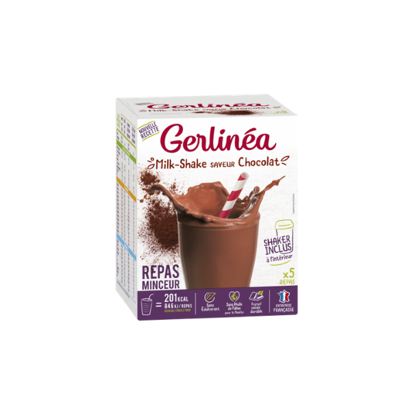 GERLINEA Milk-shake saveur chocolat 150g | ChezVous.re - Faites vos ...