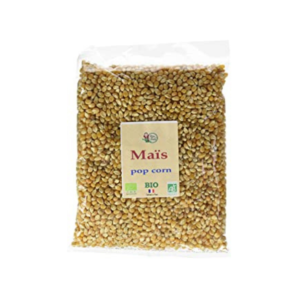 Maïs Pop Corn 500g Bio | ChezVous.re - Shopping et Courses en ligne ...