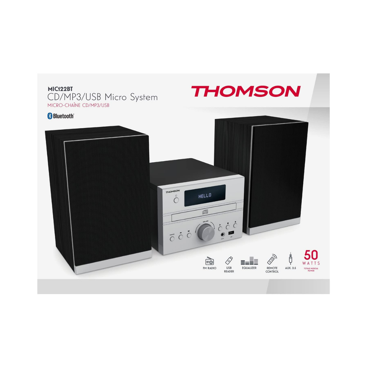 THOMSON Micro Chaine MIC122 BT | ChezVous.re - Shopping et Courses en ...