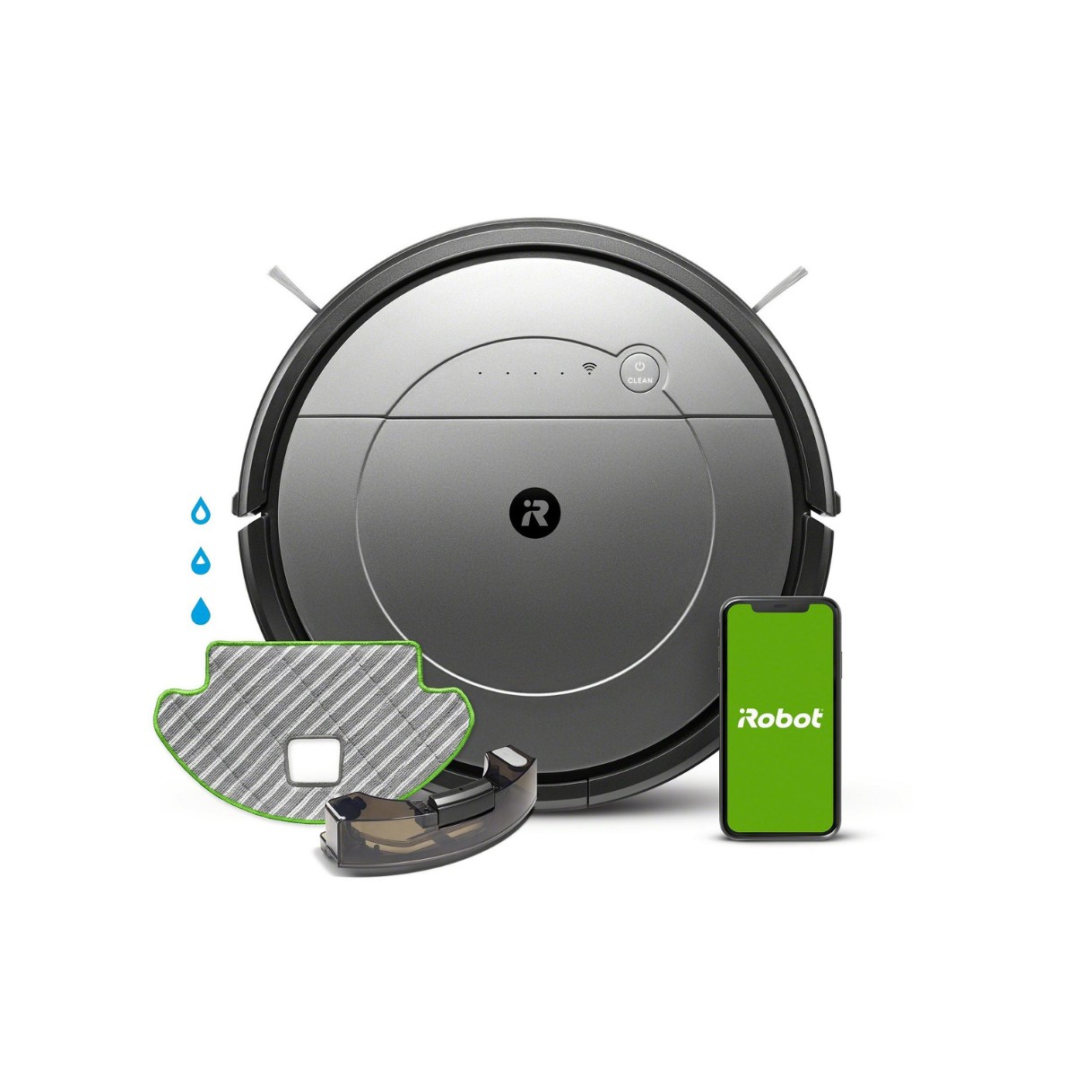 Aspirateur robot 2 en 1 iRobot Roomba Combo Laveur WiFi | ChezVous.re - Shopping et Courses en ...