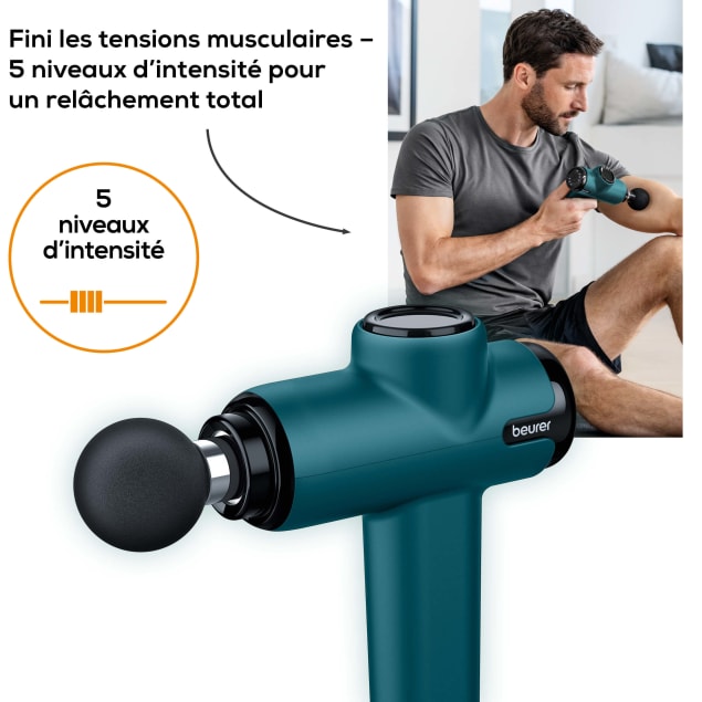 Pistolet de massage musculaire Beurer MG99 | ChezVous.re - Faites vos ...