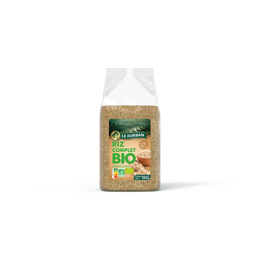 Riz Complet Bio - Le Forban - 1kg | ChezVous.re - Shopping et Courses ...
