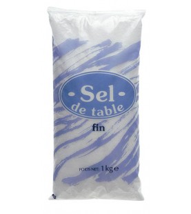 Sel de mer fin 1kg La Tablée | ChezVous.re - Faites vos courses en ...