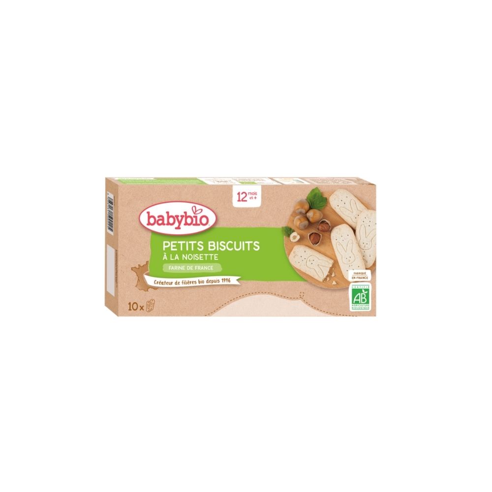 Petits Biscuits à la Noisette Babybio dès 12 mois - Boîte de 20 ...