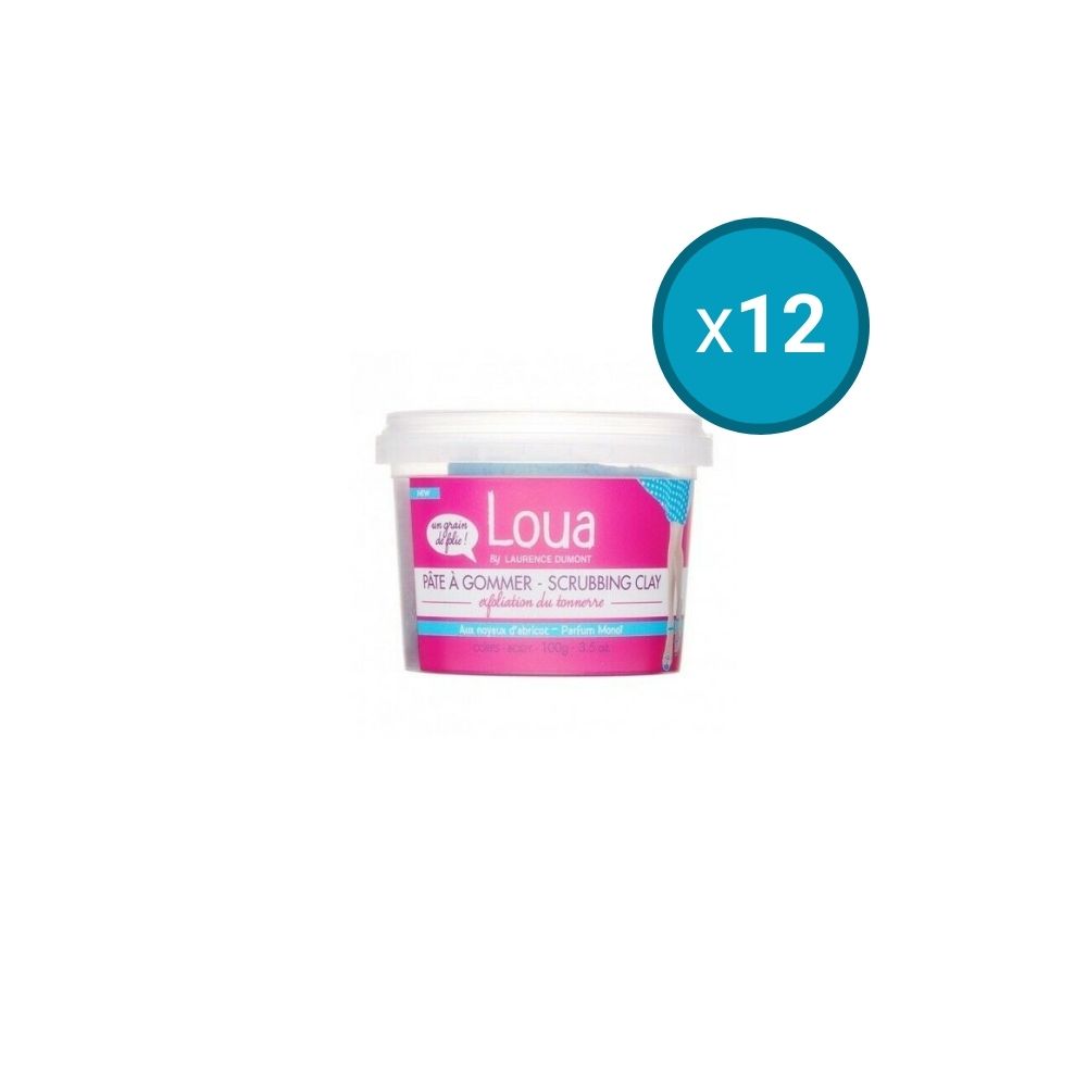 12x Pate à gommer Exfoliation du tonnerre Loua, 100g | ChezVous.re ...