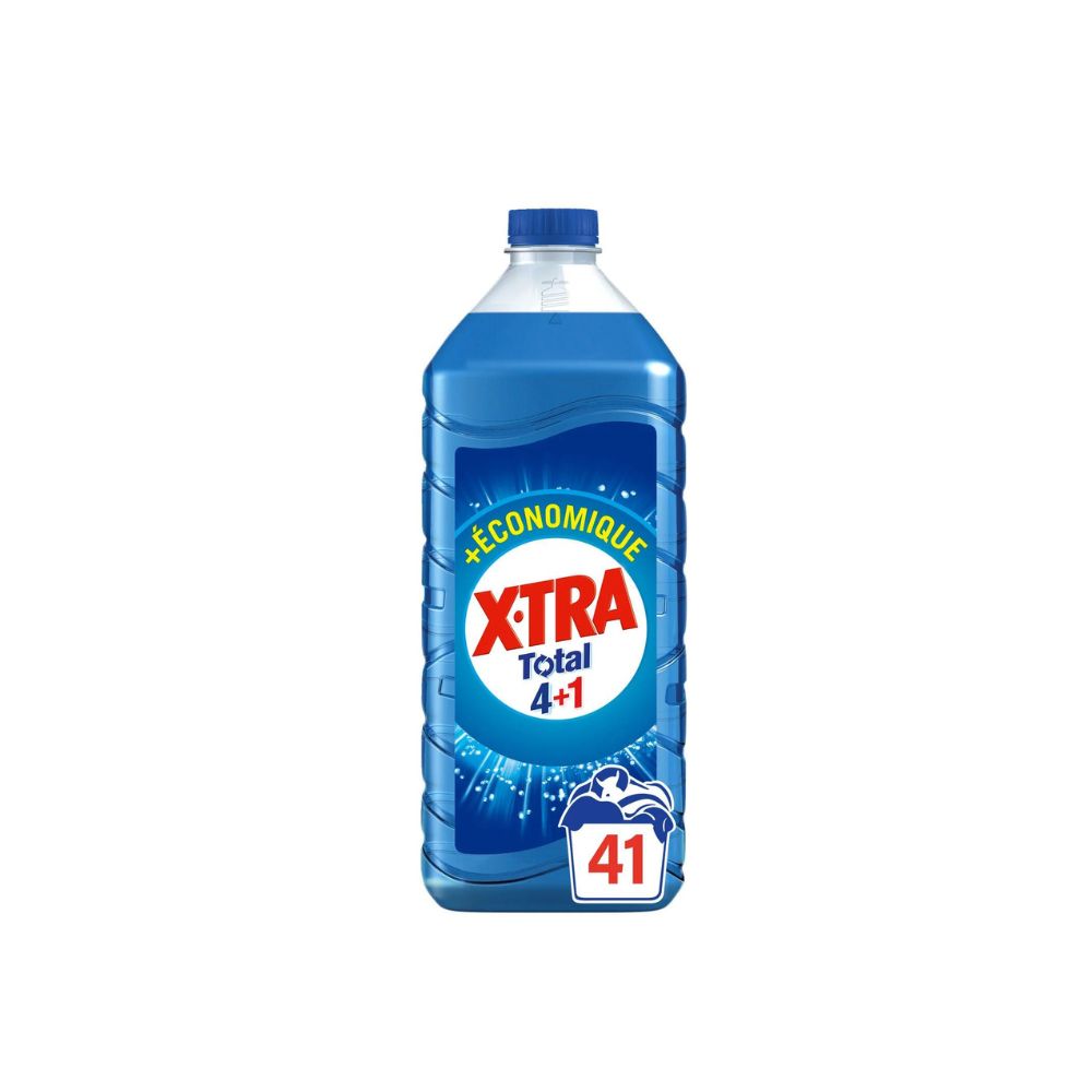 Lessive liquide économique X-TRA Total , 1,845L , 41 lavages | ChezVous.re - Shopping et Courses ...