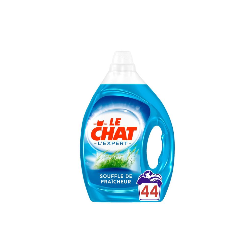 Lessive liquide Le Chat Expert Souffle de Fraicheur , 2,2L , 44 lavages ...