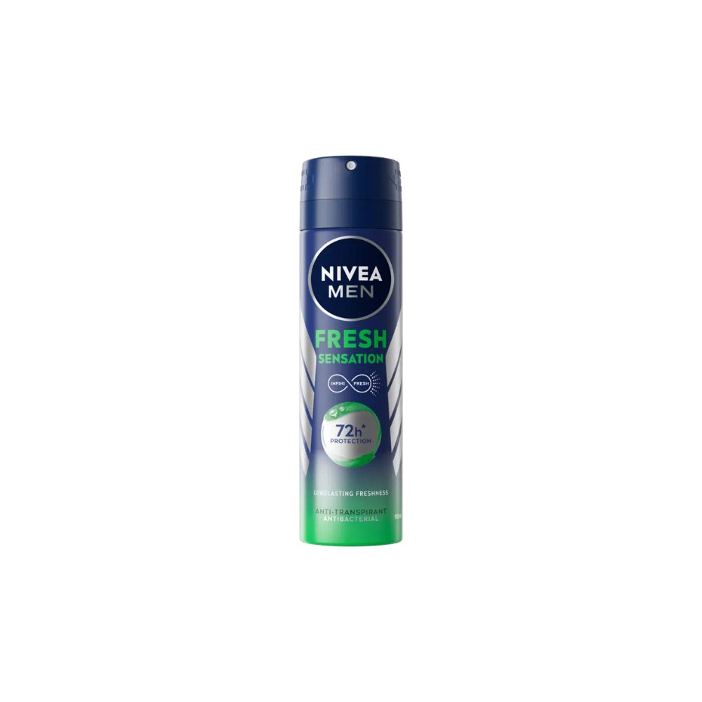 Déodorant spray homme Anti-transpirant Nivea Men FRESH SENSATION Infini ...
