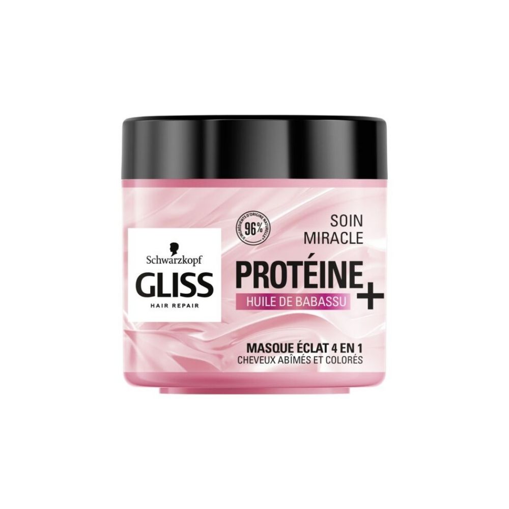 Schwarzkopf Gliss Soin Miracle 4-en-1 Éclat 400ml | ChezVous.re - Shopping et Courses en ligne ...
