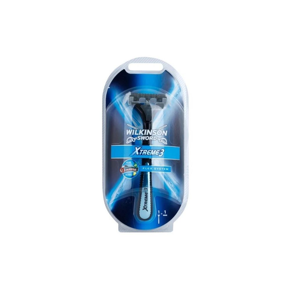 Rasoir homme 3 lames Wilkinson Xtreme 3 Metal, 1 rasoir + 1 lame ...