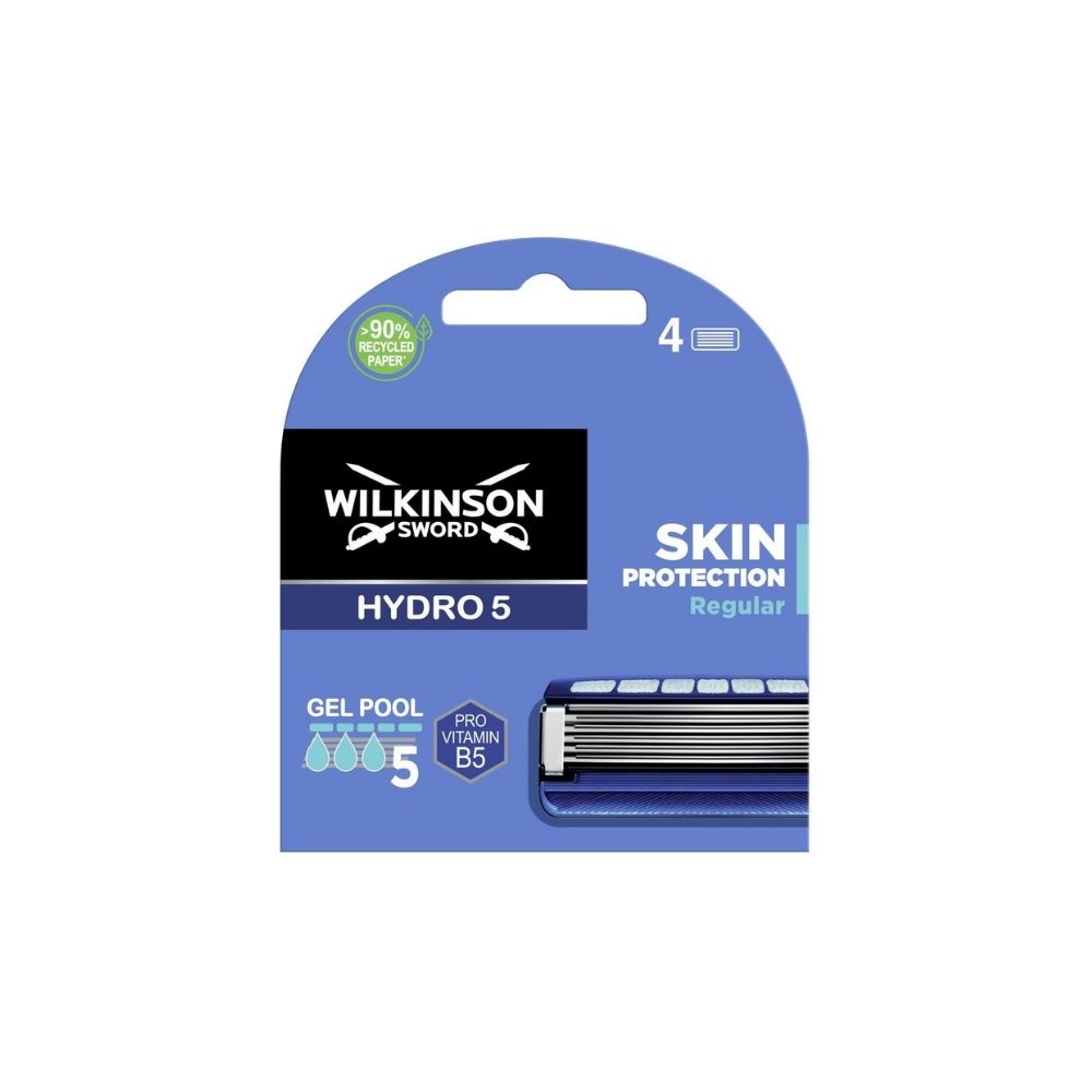 Lames de rasoir Wilkinson Hydro 5 Regular Skin Protection, 4 recharges ...