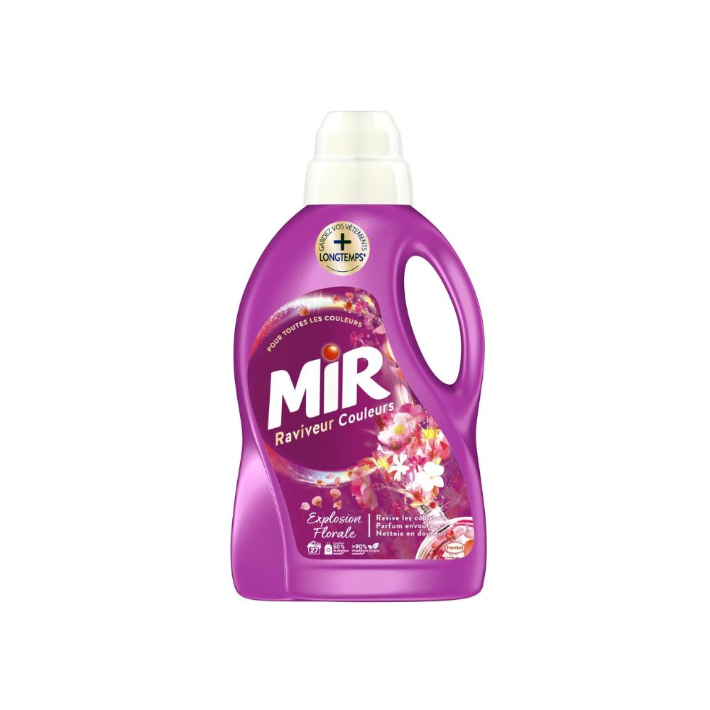 Lessive liquide raviveur de couleurs Explosion Florale MIR, 1,485L, 27 ...