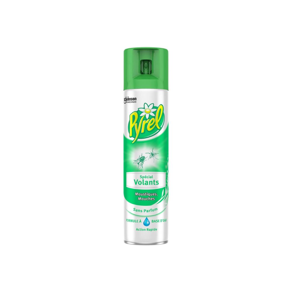 Spray Anti-Volants Mouches Et Moustiques Sans Parfum Pyrel, 400mL ...