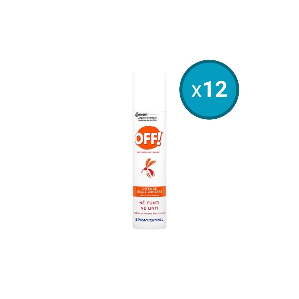 12x Spray Anti-Moustiques OFF!, 100mL | ChezVous.re - Shopping et ...