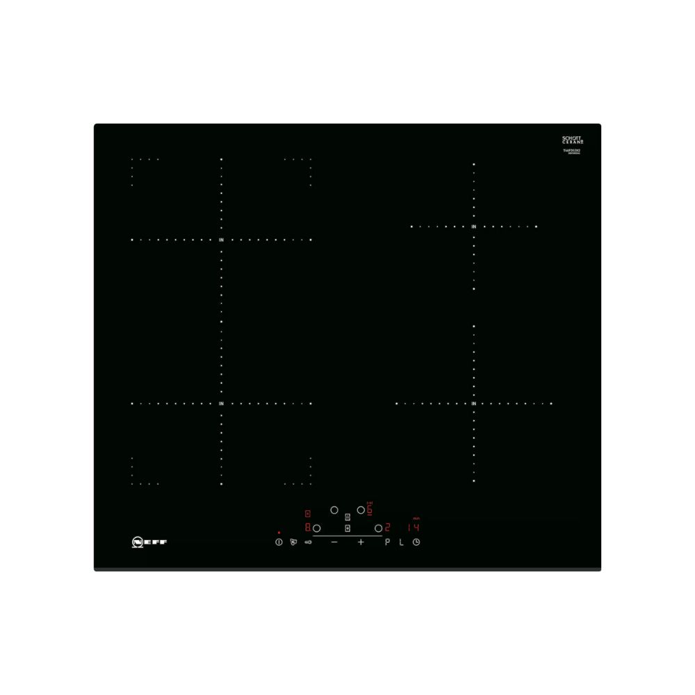 Plaque de cuisson induction 60cm, 4 foyers avec zone combinée, 6900W ...