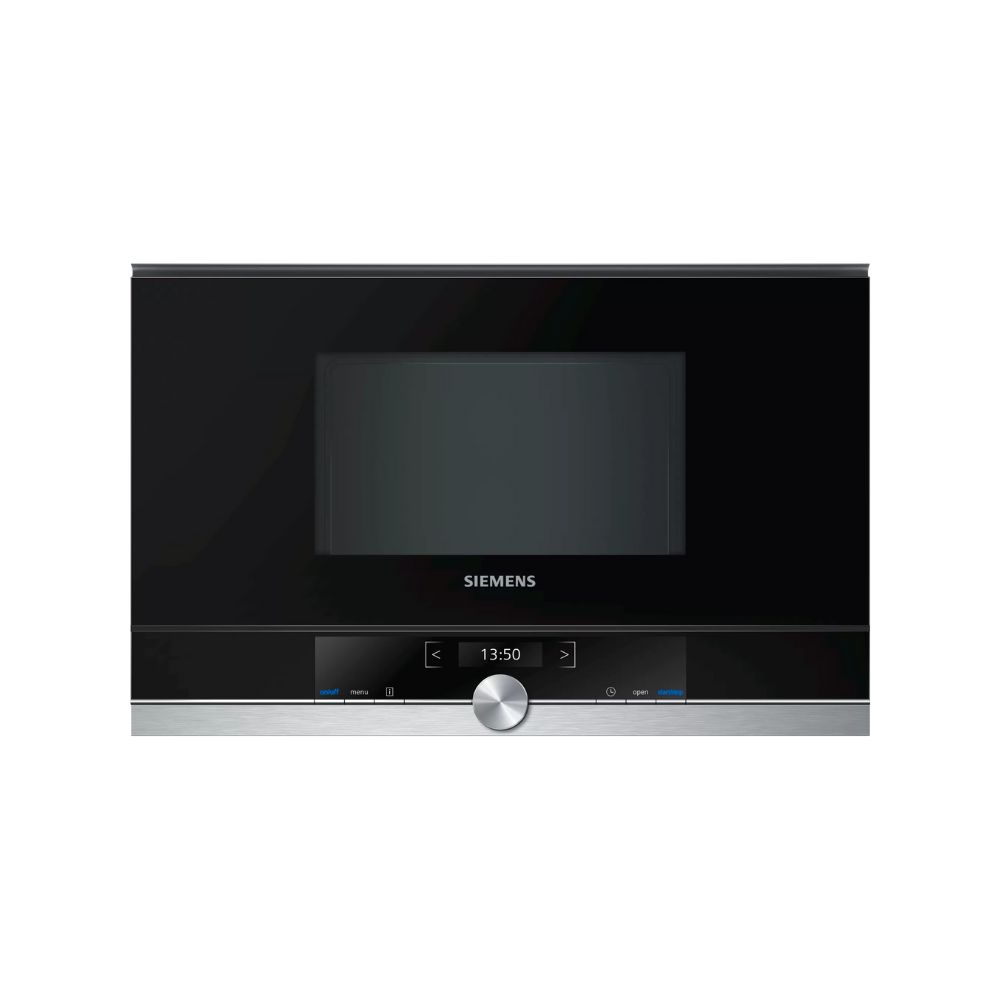 Micro-ondes encastrable 60 x 38 cm, 21L, 900W - Siemens iQ700 BF634LGS1 ...