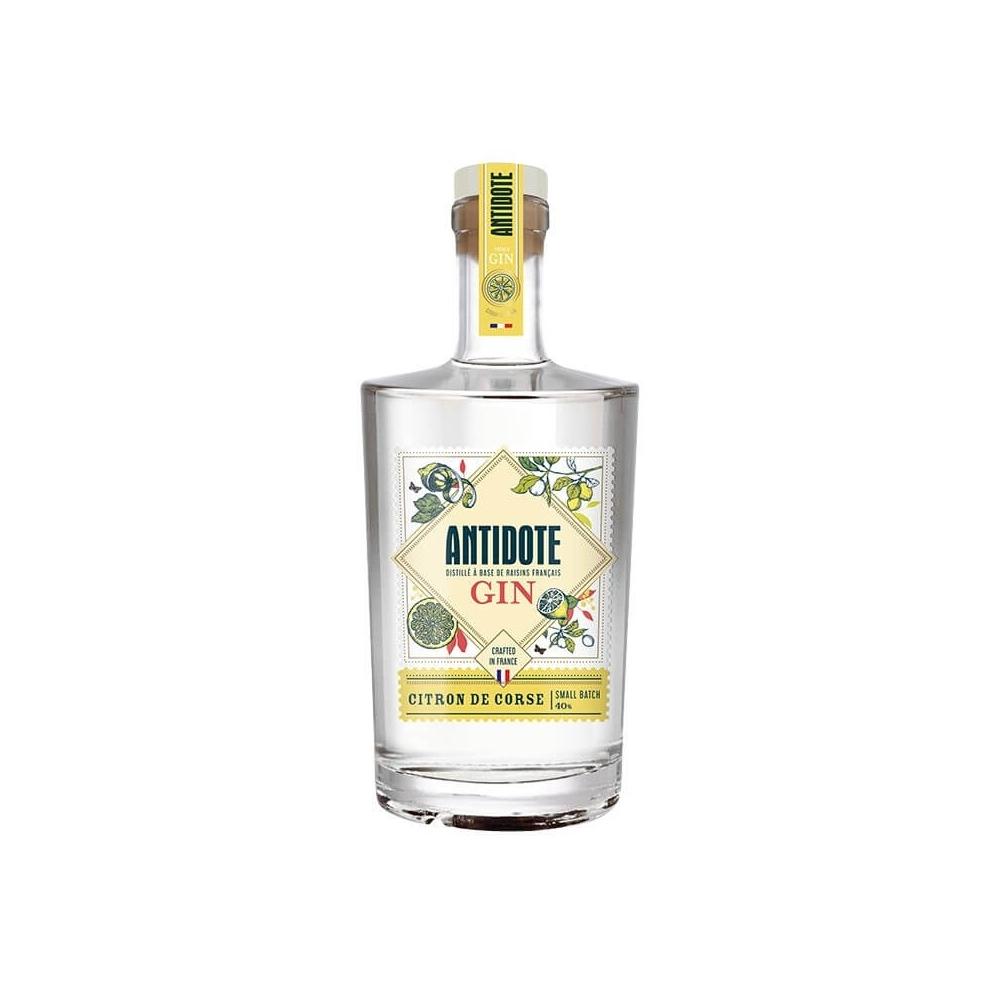 Antidote Gin Citron de Corse - 70cl - 40° | ChezVous.re - Shopping et Courses en ligne, livrés à ...
