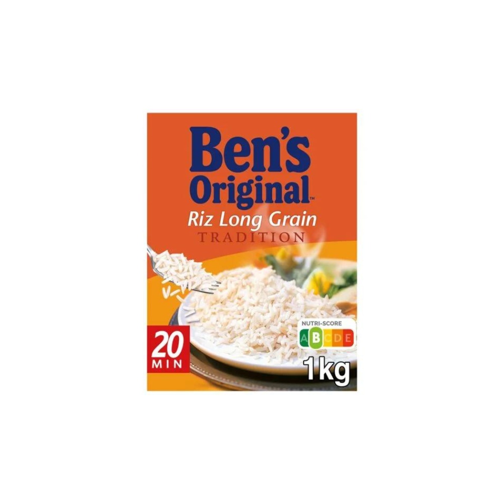 Riz long grain tradition - Ben's Original - 1kg | ChezVous.re - Faites ...