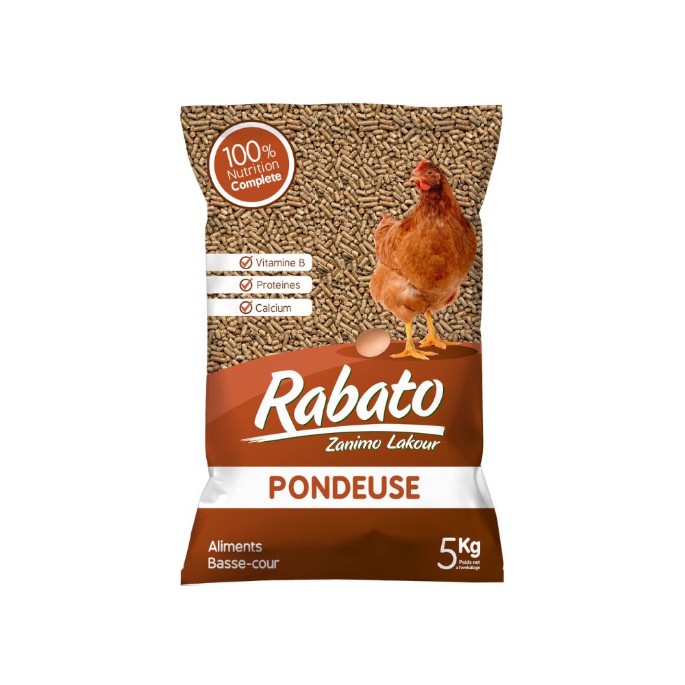 Alimentation pour poules pondeuses - Rabato - 5kg | ChezVous.re ...