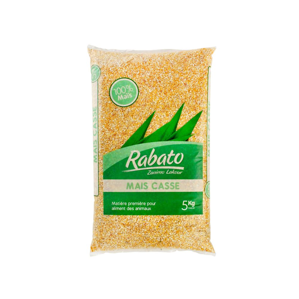 Maïs cassé - Rabato - 5kg | ChezVous.re - Shopping et Courses en ligne ...