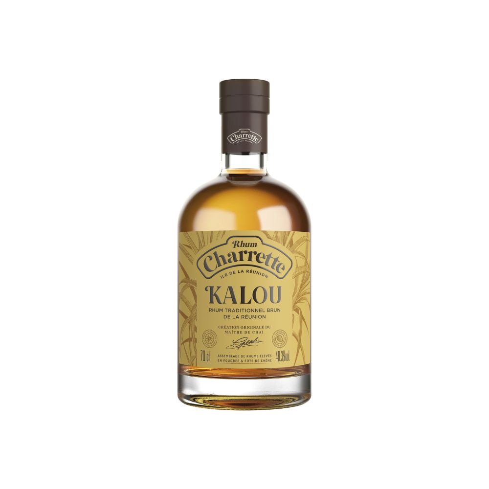 Rhum Traditionnel Brun de la Réunion KALOU 40,3° - 70CL - Rhum ...