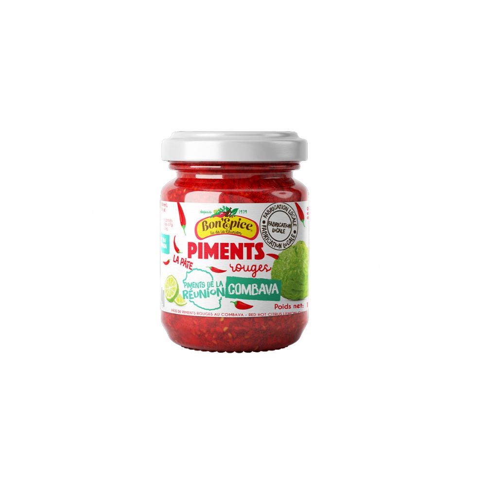 Piment la pâte rouge au combava - Bon'Epice - 90g | ChezVous.re ...