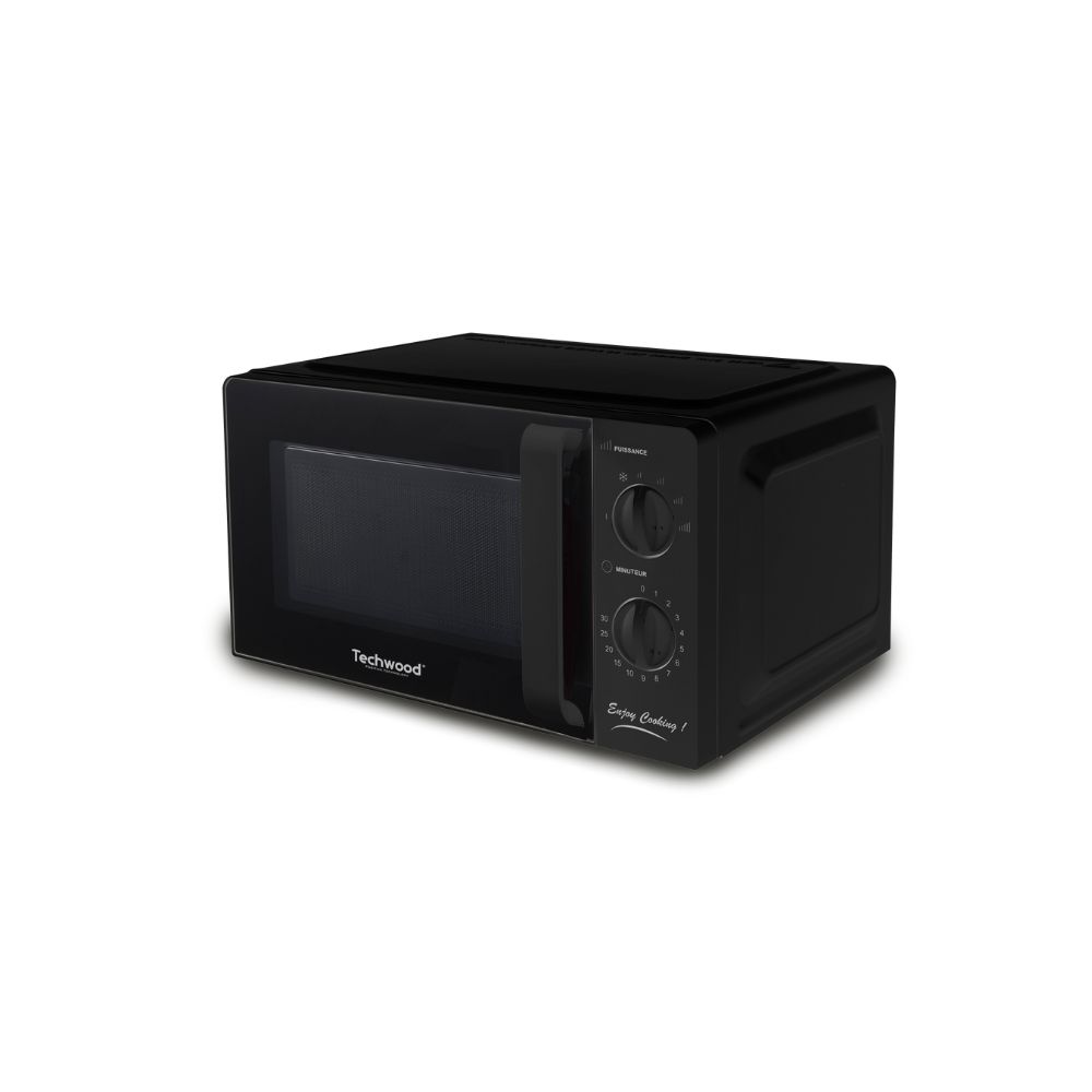 Micro-Ondes 20L 700W - Techwood - noir | ChezVous.re - Shopping et Courses en ligne, livrés à ...