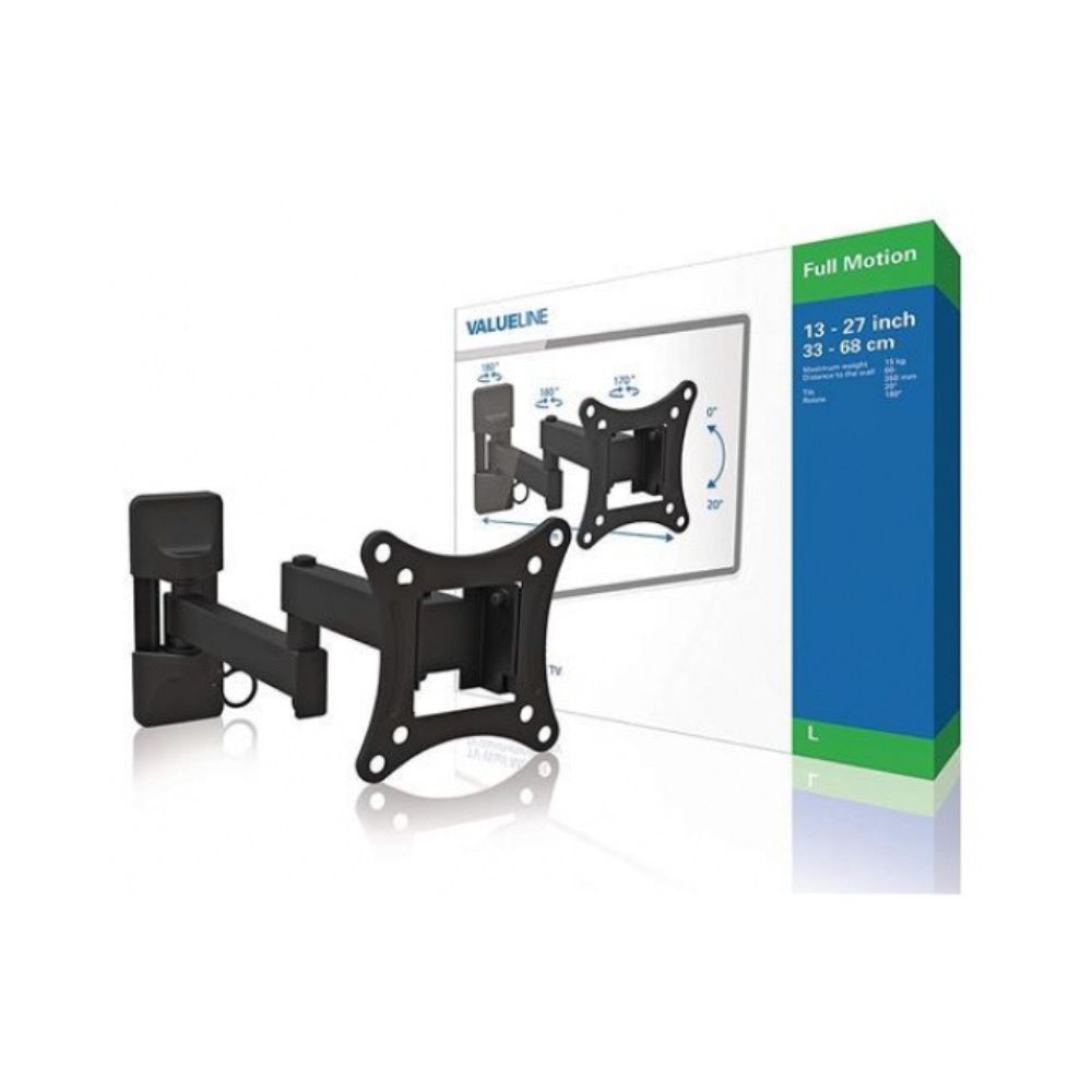 Support mural orientable pour TV 13" à 27" / 15kg - Valueline ...