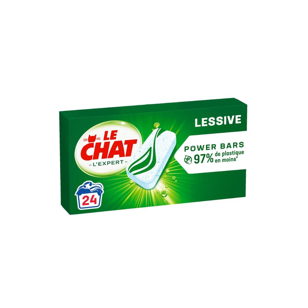 Lessive capsule Le Chat Expert Power Bars , 24 bars | ChezVous.re ...