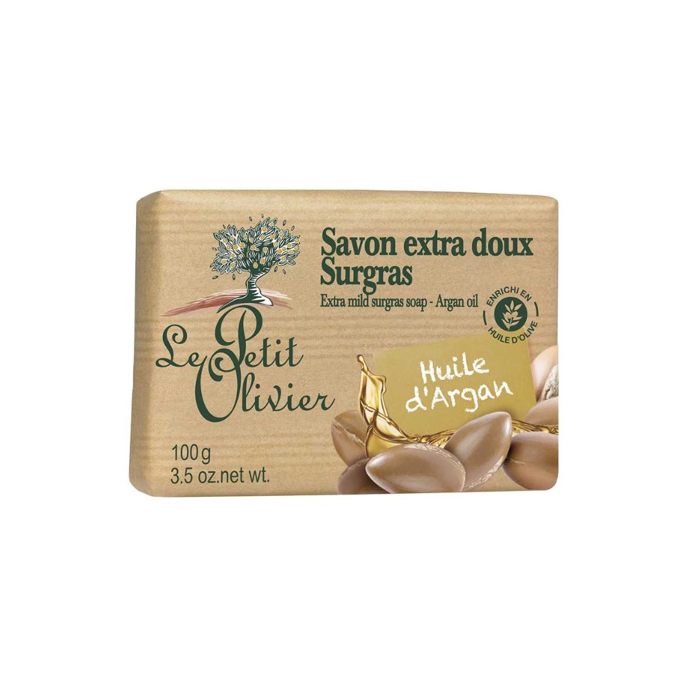 Savon Extra Doux Surgras Le Petit Olivier, Huile d'Argan , 100g ...