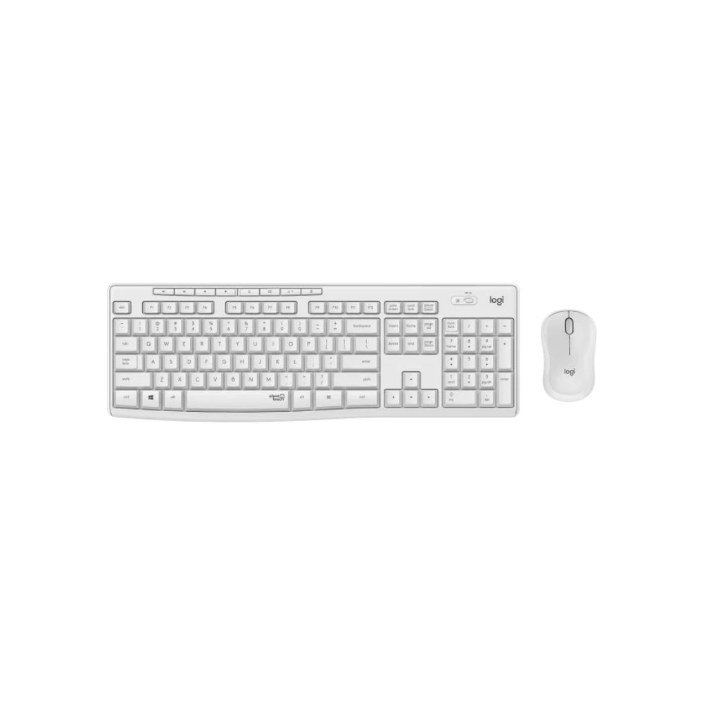 Pack clavier et souris sans fil Logitech MK295 Silent Touch - blanc ...