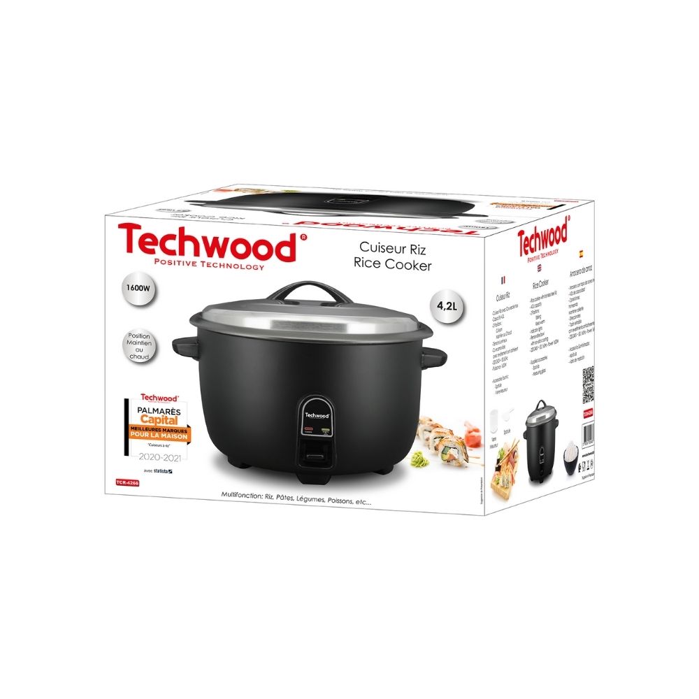 Cuiseur Riz 4,2L - Techwood TCR-4266 | ChezVous.re - Shopping et Courses en ligne, livrés à ...