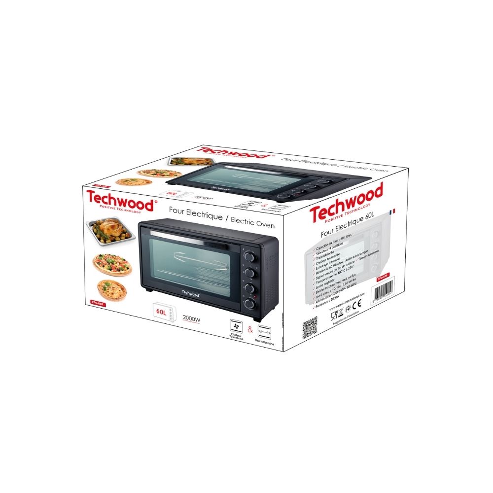 Four Electrique 60L - Techwood TFO-606 | ChezVous.re - Shopping et Courses en ligne, livrés à ...