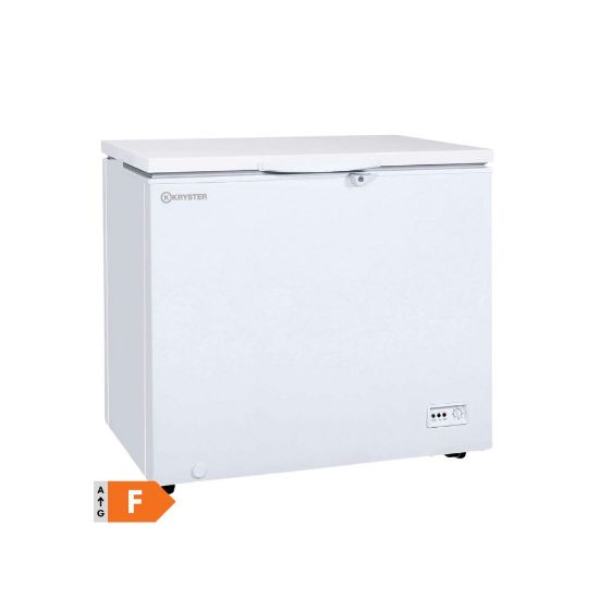 Congélateur coffre 198L - Kryster K200F3W | ChezVous.re - Shopping et Courses en ligne, livrés à ...