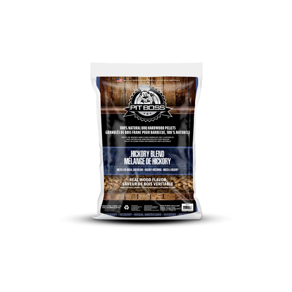 Pellets pour BBQ Mélange de Hickory - Pit Boss - 9kg | ChezVous.re ...