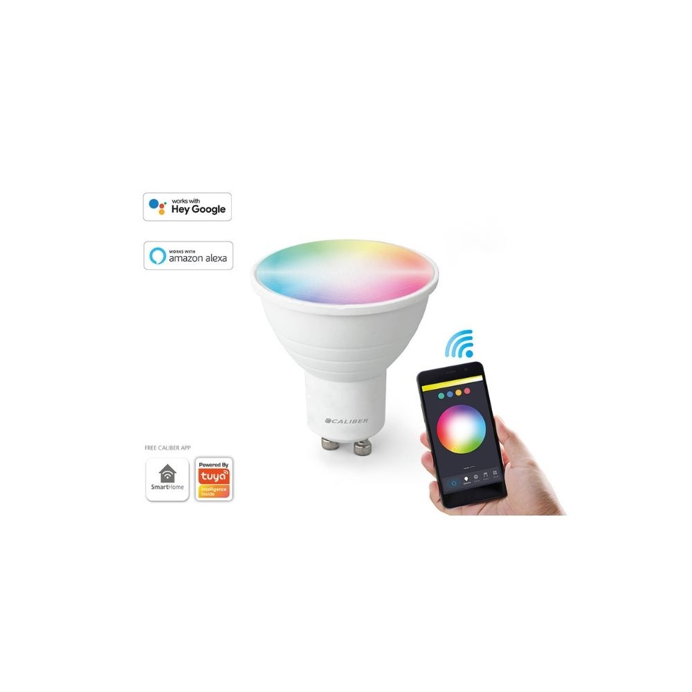 Spot Connecté GU10 à Graduation avec LED RGB – Spot LED Connecté – 300 ...