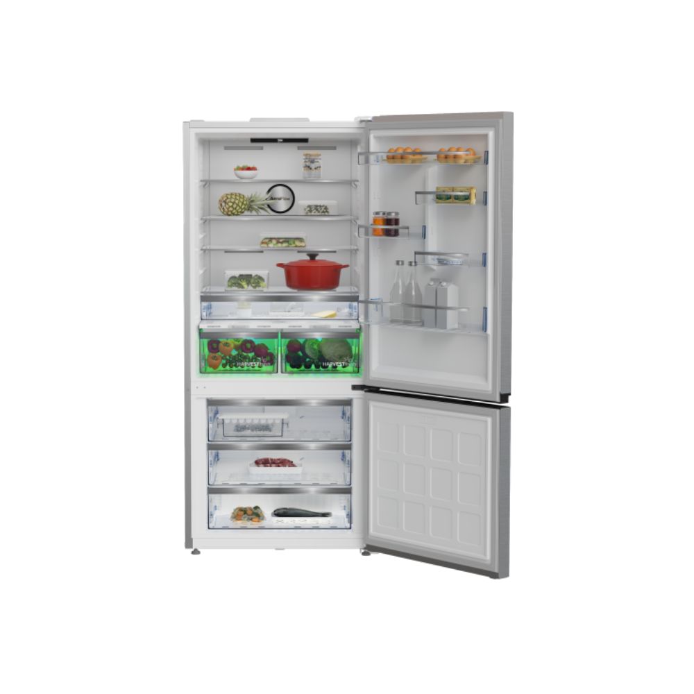Réfrigérateur combiné 615L No Frost - Beko bPRO 500 B5RCNE615ZXP - inox | ChezVous.re - Shopping ...