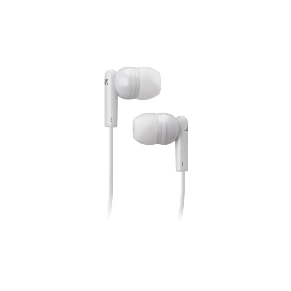 Ecouteurs filaires stéréo avec micro et prise jack 3,5mm - SBS - blanc ...