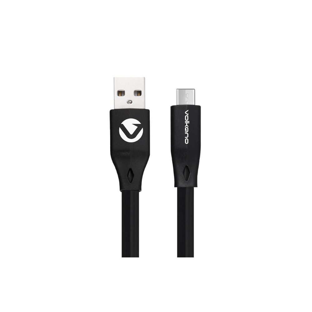 Câble USB Type-C vers USB-A Slim Series de 1,2 m - Volkano - noir | ChezVous.re - Shopping et ...