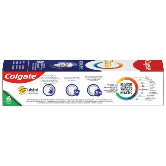 Dentifrice blancheur naturelle COLGATE Total 24H disponible et en vente ...