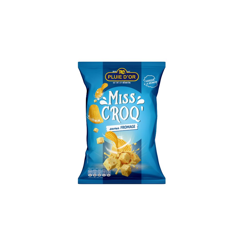 Chips Miss Croq saveur fromage - Pluie D'Or - 130g | ChezVous.re ...