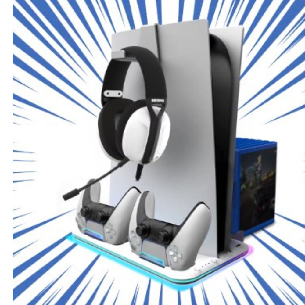 Base de charge multifonction pour PS5™ - Akuma Cyber A01 | ChezVous.re ...