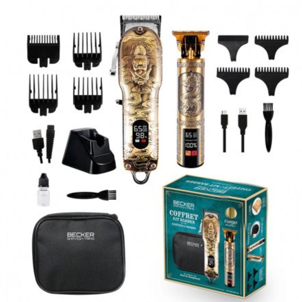 Kit de tondeuses sans fil avec trousse de voyage BARBER LAB BECKER ...