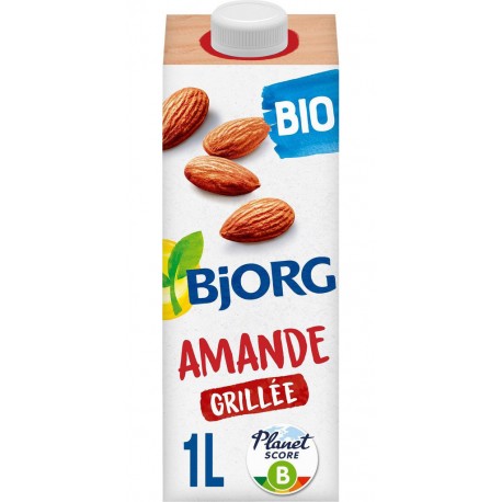 Boisson Végétale Bjorg Lait d'Amande Grillée Bio - 1L | ChezVous.re ...