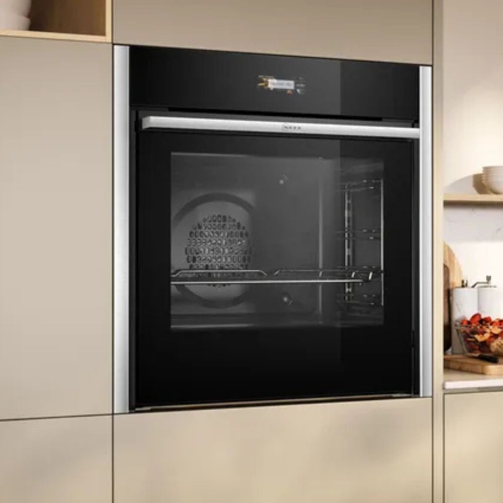 Four pyrolyse encastrable 60cm 71L, Porte Slide & Hide® - Neff ...