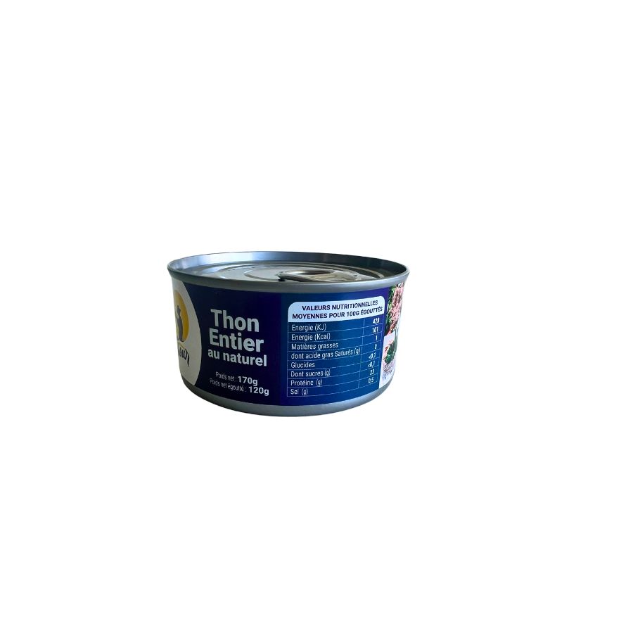Thon entier naturel 170g – Le Ti Pêcheur | ChezVous.re - Faites vos ...